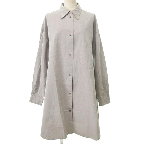【中古】エムエムシックス メゾンマルジェラ MM6 22AW オーバーサイズシャツ ワンピース S62CT0236 長袖 S