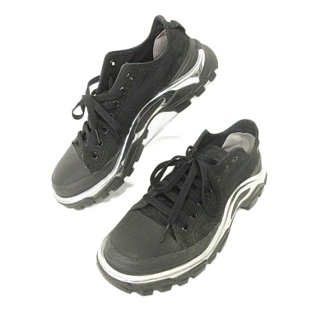 【中古】ラフシモンズ RAF SIMONS ×アディダス adidas 箱付き タグ有 RS DETROIT RUNNER スニーカー US8 25.5?p