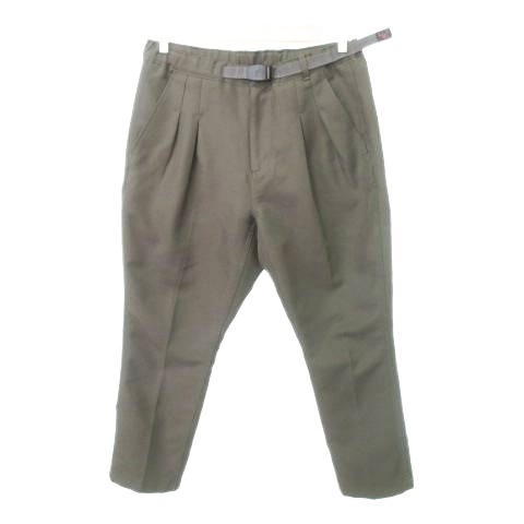 【中古】ノンネイティブ グラミチ ウォーカー アンクル カット イージー スラックス NN-P3988 1 約Sサイズ カーキ