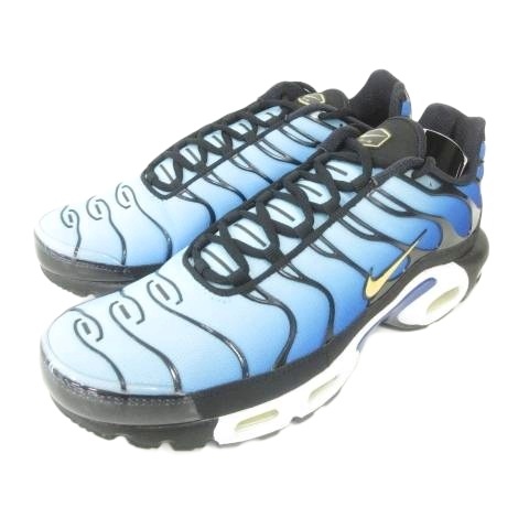 【中古】未使用品 ナイキ タグ付き DX0755 001 25年 エアマックスプラス ハイパーブルー スニーカー 27.5cm 青 メンズ
