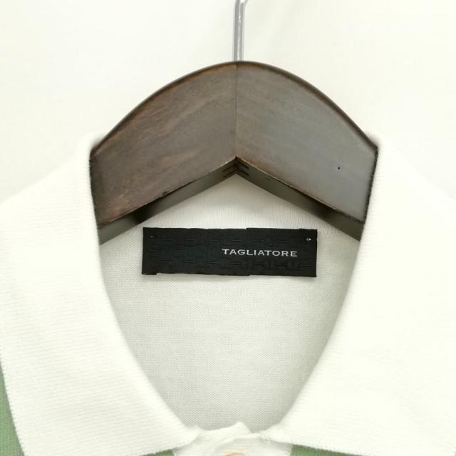 中古】タリアトーレ TAGLIATORE ストライプ フルボタン コットン