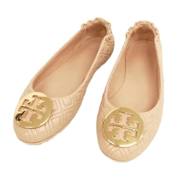 【中古】トリーバーチ TORY BURCH キルティング フラットシューズ バレエシューズ パンプス 美品 6.5 M