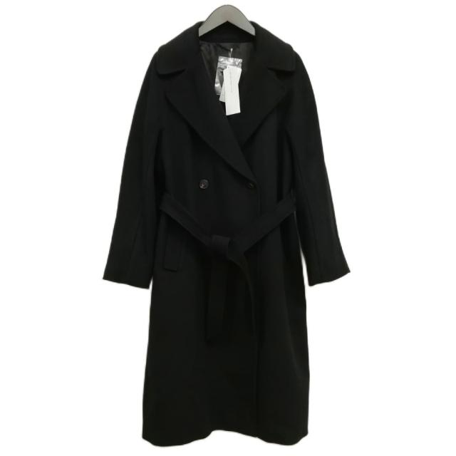 【中古】未使用品 マックスマーラ ウィークエンド 15-01-60123 ウール ロング コート ダブルブレスト チェスター 44