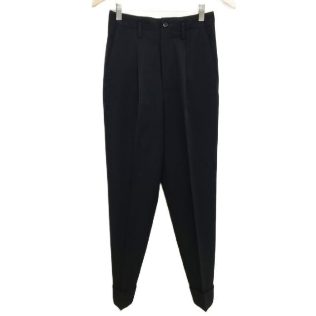 【中古】トリココムデギャルソン TP-05045S AD1991 90s テーパード スラックス パンツ S ネイビー 紺