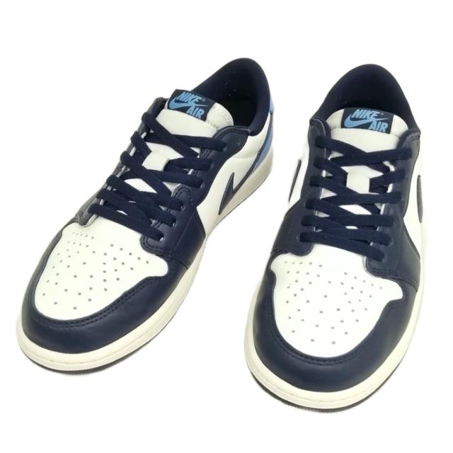 【中古】ナイキ NIKE CZ0790-400 AIR JORDAN 1 RETRO LOW OG Obsidian エアジョーダン 1 ロー スニーカー 28.5cm