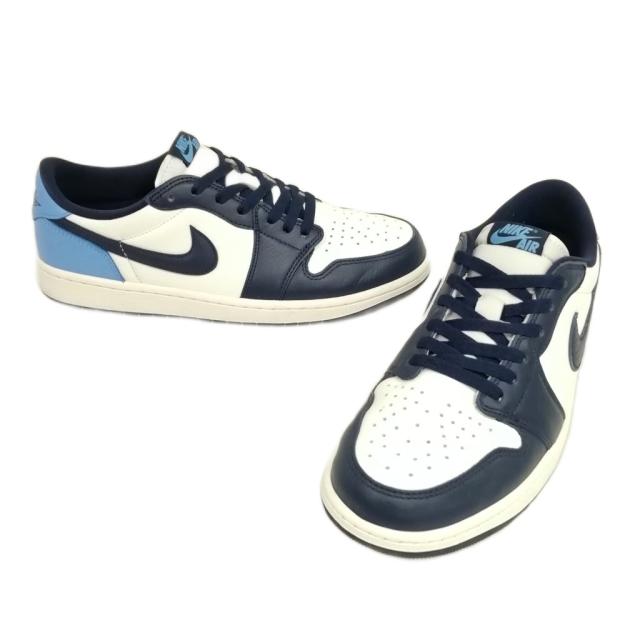 【中古】ナイキ NIKE CZ0790-400 AIR JORDAN 1 RETRO LOW OG Obsidian エアジョーダン 1 ロー スニーカー 28.5cm