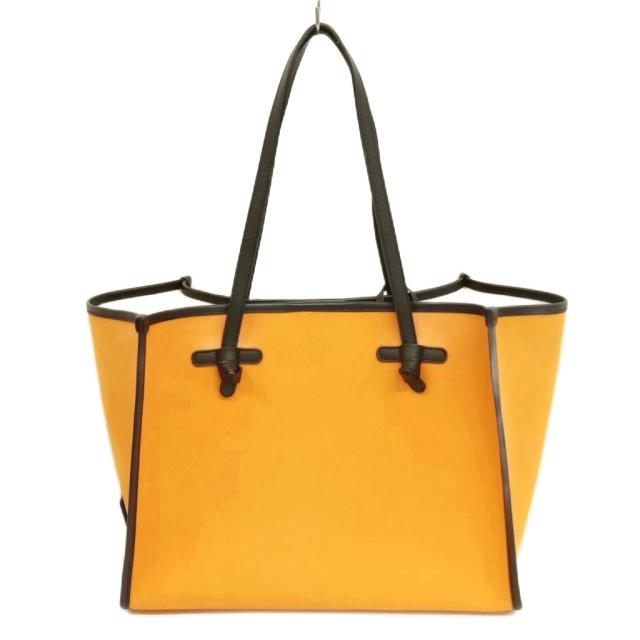 【中古】ジャンニキャリーニ GIANNI CHIARINI MARCELLA M マルチェッラ トートバッグ ポーチ付き キャンバス レザー