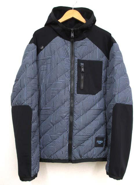 【中古】フェンディ FENDI 23AW FFシャドー ロゴパッチ ダウンジャケット 52 FAA641APX5F1ML9 メンズ