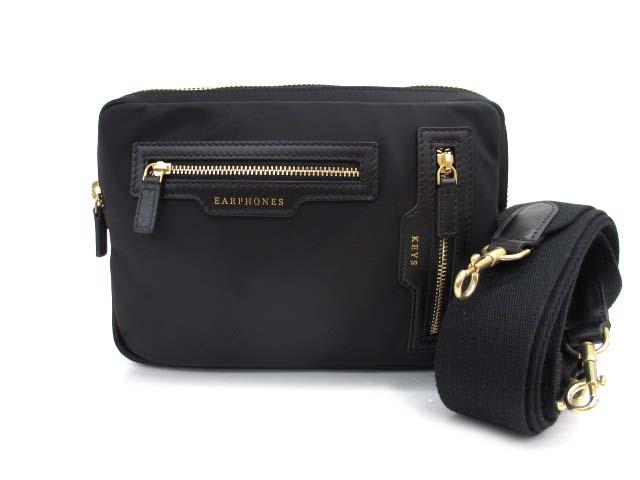 【中古】アニヤハインドマーチ ANYA HINDMARCH 197366 トリオ クロスボディ ショルダーバッグ  レディース