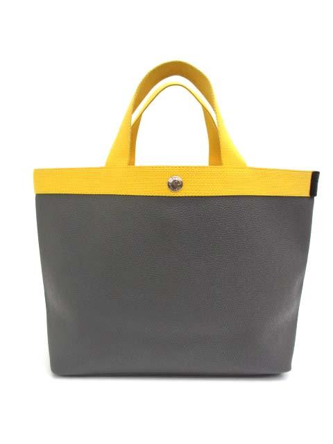 【中古】エルベシャプリエ Herve Chapelier 704GP リュクス スクエアトート M トートバッグ レディース