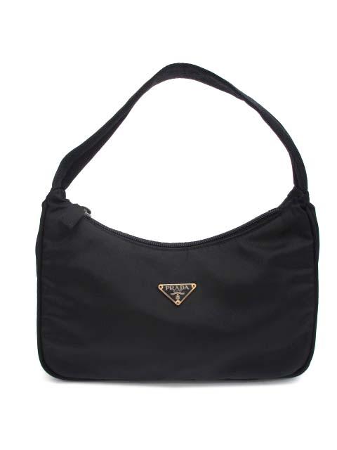 【中古】プラダ PRADA MV515X VELA GOLD ナイロン アクセサリーポーチ ハンドバッグ レディース