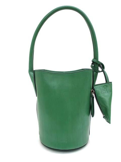 【中古】ヒロフ HIROFU スティーレ レザーショルダーバッグ S  レディース