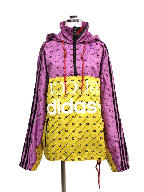 【中古】アディダス adidas グッチ 696775 アノラックパーカー 36 22AW レディース