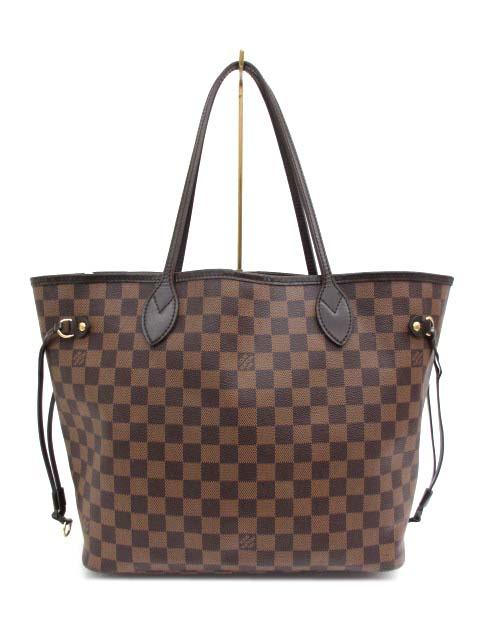 【中古】ルイヴィトン LOUIS VUITTON N51105 ダミエ ネヴァーフルMM トートバッグ ショルダーバッグ レディース