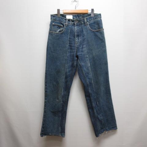 【中古】ジョンブル JOHNBULL rebear by Johnbull 25SS リメイク ジーンズ 32 インディゴ RE252P03 デニム パンツ