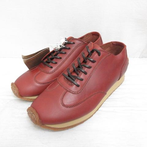 【中古】未使用品 ウルヴァリン WOLVERINE レザー スニーカー シューズ 26cm EEE 茶 ブラウン 靴 ローカット