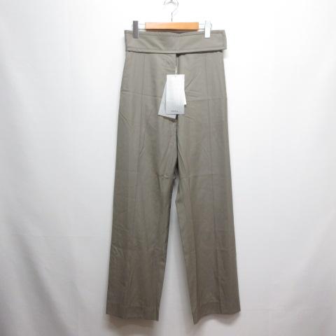 【中古】未使用品 シーオール SEEALL タキシード パンツ 38 マスティック センターシーム 日本製 タグ付き レディース