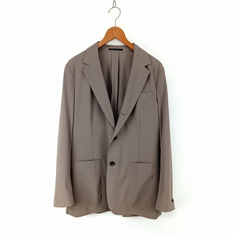 【中古】ポールスミス PAUL SMITH パフォーマンス ストレッチ ジャケット M グレイッシュベージュ メンズ
