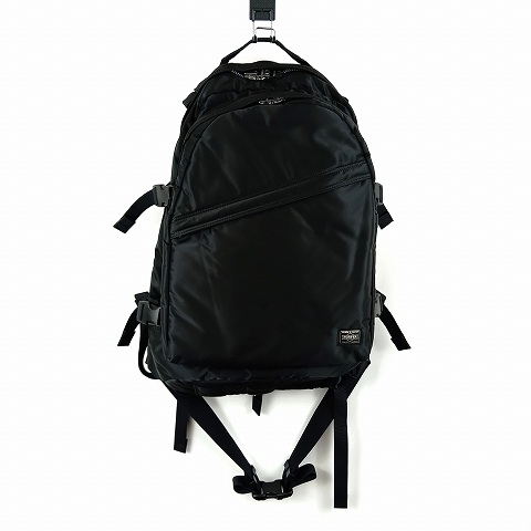 【中古】ポーター タンカー デイパック バックパック TANKER DAYPACK リュックサック 黒 鞄 メンズ レディース