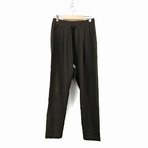 【中古】ザ リラクス THE RERACS EASY SLACKS イージー スラックス パンツ 48 緑 グリーン系 メンズ
