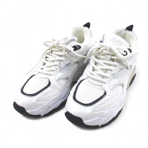 【中古】アッシュ ASH  BRIGITTE ボリュームヒールスニーカー スニーカー 厚底 35 ホワイト 白系  レディース