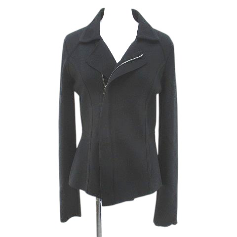 【中古】トムフォード TOM FORD CAK254 YAX064 ニットジャケット カーディガン M 黒系 ブラック イタリア製