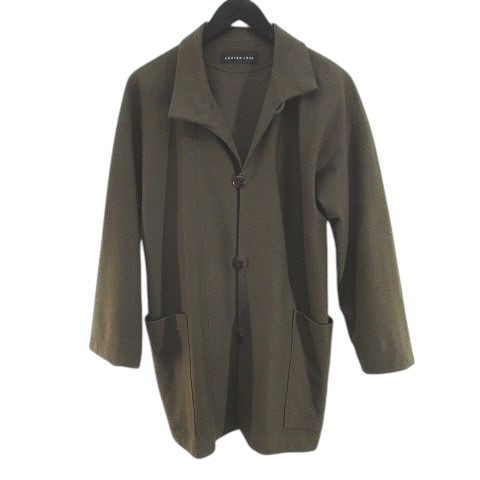 【中古】ヨーガンレール JURGEN LEHL ジャケット 薄手 ミディアム丈 茶系 ブラウン ポケット 無地 メンズ