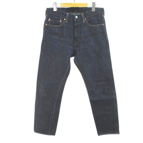 【中古】桃太郎ジーンズ MOMOTARO JEANS 0105SP デニムパンツ ジーンズ ボタンフライ 31 紺系 ネイビー インディゴ 日本製 ライン メンズ