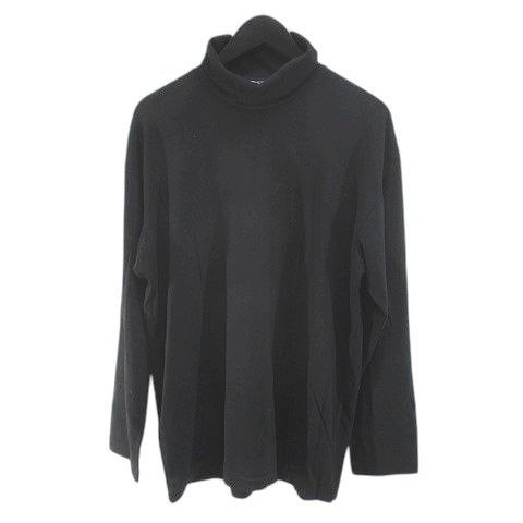【中古】ワイズフォーメン Y's for men ME-T10-150 長袖 ニット セーター タートルネック 黒系 ブラック イタリア製