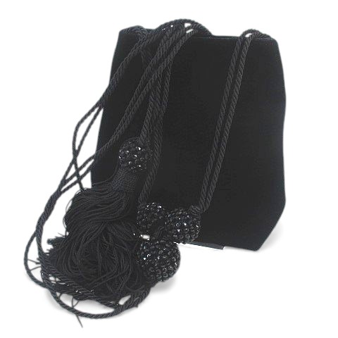 【中古】ジョルジオアルマーニ GIORGIO ARMANI ショルダーバックパックポシェット クロスボディ 斜めがけ タッセル