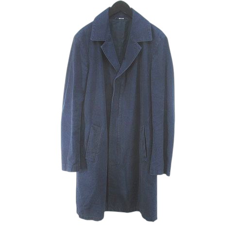 【中古】メゾンマルジェラ 14 Maison Margiela 14 Maison Martin Margiela S30AH0037 S40484 ロングコート 比翼 46 紺