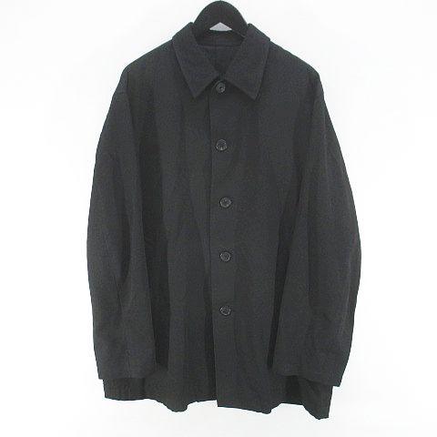 【中古】ワイズフォーメン Y's for men MG-Y04-901 ジャケット 薄手 M 黒系 ブラック 日本製 ポケット 裏地 メンズ