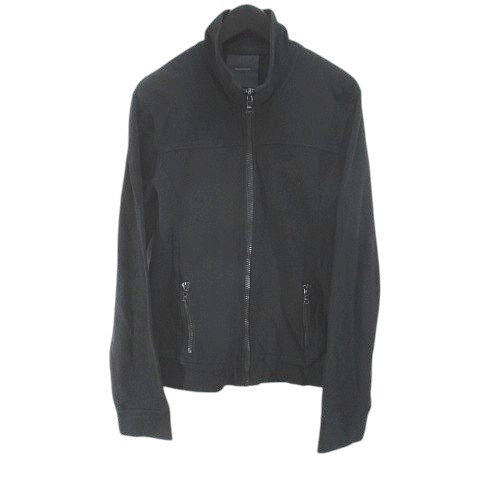 【中古】リップヴァンウィンクル RIPVANWINKLE ジャケット 薄手 5 黒系 ブラック 日本製 ジップアップ ポケット 無地 ブルゾン メンズ