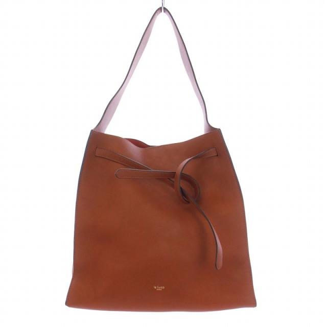 【中古】ドゥーズィエムクラス DEUXIEME CLASSE LE LUCO PARIS TOTE トートバッグ ワンショルダーバッグ レザー 茶
