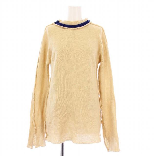 【中古】マルニ MARNI 22AW ニット セーター 長袖 カシミヤ 40 ベージュ GCMD0364Q0 /KH レディース