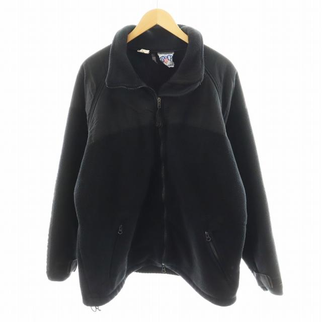 【中古】ユーエス アーミー US ARMY ECWCS GEN2 PECKHAM製 POLARTEC フリースジャケット L 黒 ブラック /AN27 メンズ