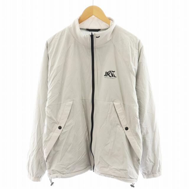 【中古】未使用品 バックチャンネル BACK CHANNEL インシュレーション ジャケット Insulation Jacket ロゴ L グレー