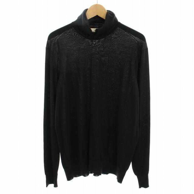 エルメス HERMES ニット 衣料品 トップス ウール メンズ ブラック系
