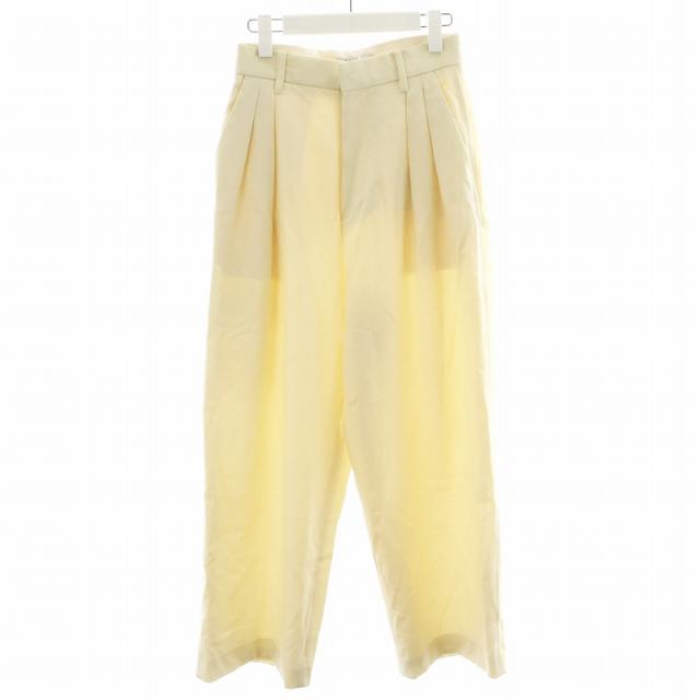 【中古】エトレトウキョウ ETRE TOKYO 24AW ワークディテールワイドパンツ S アイボリー 1224620128-0