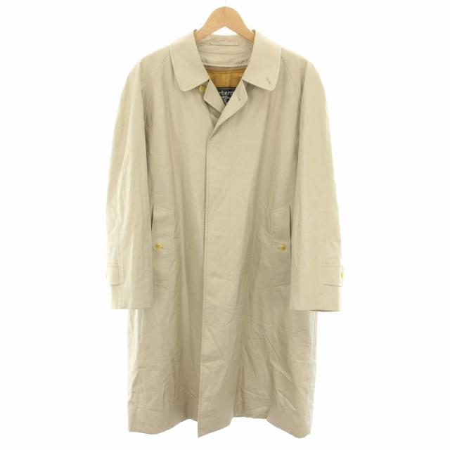 【中古】バーバリーズ ステンカラーコート ライナー付き ヴィンテージ 90 165 ベージュ WRO55-945-01 メンズ