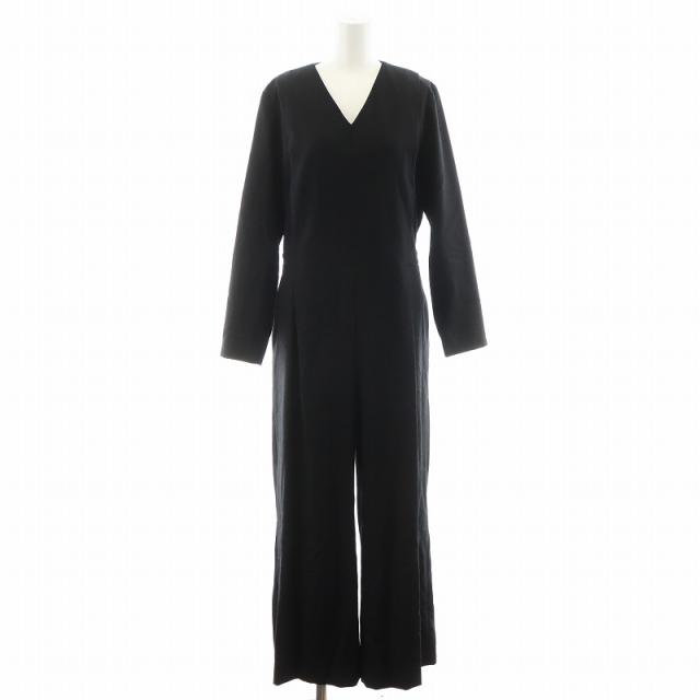 【中古】ルフィル LE PHIL 22AW ストレッチタスランオックスコンビネゾン オールインワン 長袖 1 黒 ブラック