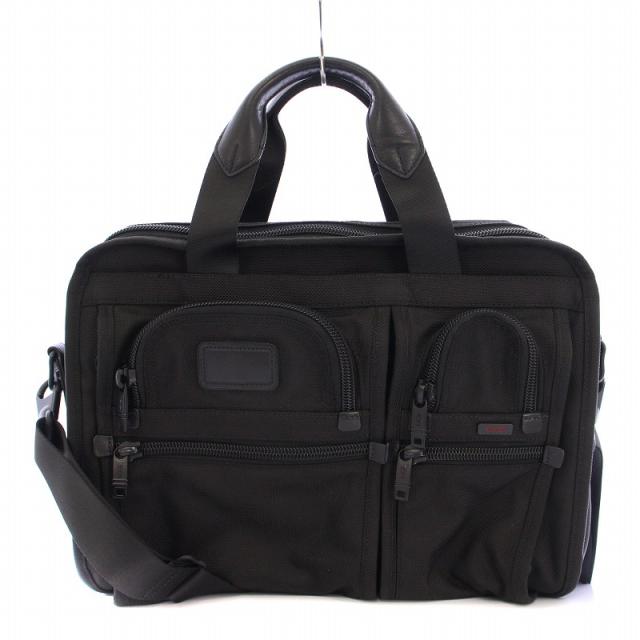 【中古】トゥミ アルファ2 2WAY ブリーフケース ビジネスバッグ 書類かばん ハンドバッグ ショルダーバッグ ロゴ 黒