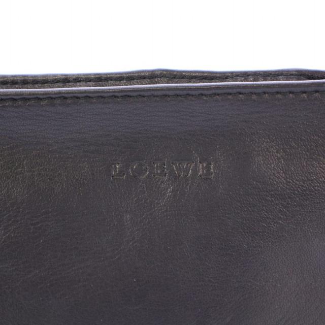 中古】ロエベ LOEWE クラッチバッグ パーティバッグ ファー ナッパ