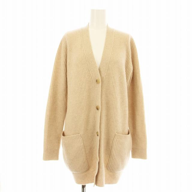【中古】マックスマーラ 22AW PABLO ピュア カシミヤ カーディガン 13460129 ニット 長袖 オーバーサイズ S ベージュ