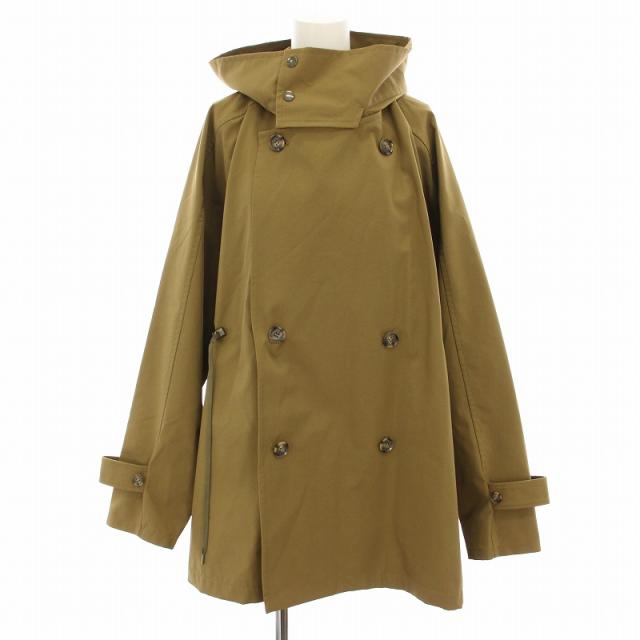 【中古】ヴァシュモン リサイクルシェルタフタフードコート アウター フード F カーキ VG-01-705 レディース
