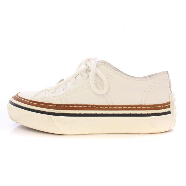 中古】トッズ TOD'S Leather Sneakers レザースニーカー シューズ