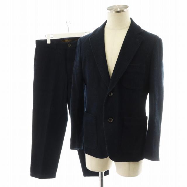 【中古】フリーマンズスポーティングクラブ F.S.C. スーツ セットアップ テーラードジャケット パンツ 1 紺