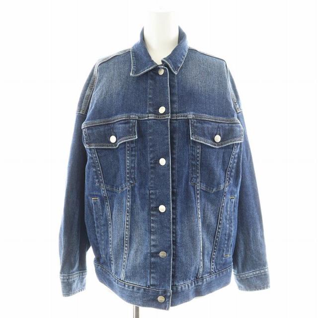 【中古】レッドカード RED CARD × 23区 24SS オーバーサイズ デニムジャケット Gジャン ジージャン 38 紺