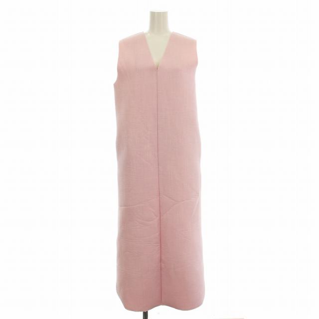 【中古】未使用品 アメリ Ameri VINTAGE 23SS SPONGE SHIFT DRESS ノースリーブ ワンピース カットオフ S ピンクの通販はau PAY マーケット ...