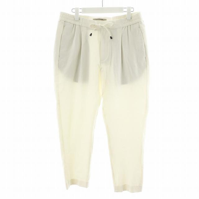 【中古】ジャブス アルキヴィオ giab's ARCHIVO マサッチョ MASACCIO イージースラックス パンツ 50 白 A5961